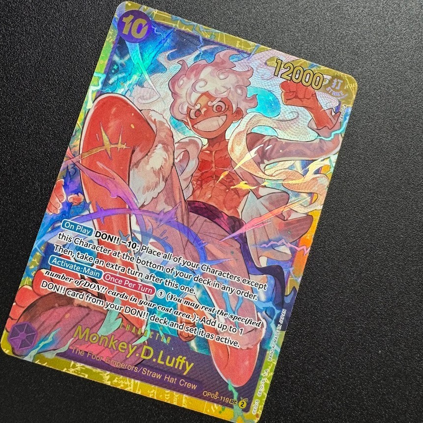Monkey.D.Luffy OP05-119 SEC - One Piece TCG - English Card Near-Mint ...