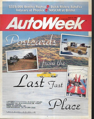 Autoweek Magazine April 10, 1995- Buick Riviera, Bentley Ragtop | eBay