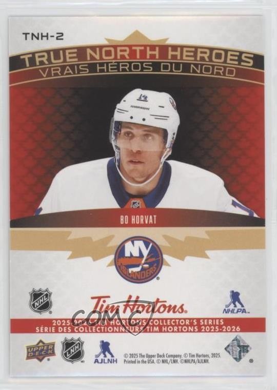 2025 Upper Deck Tim Hortons Collector's Series True North Heroes Bo ...