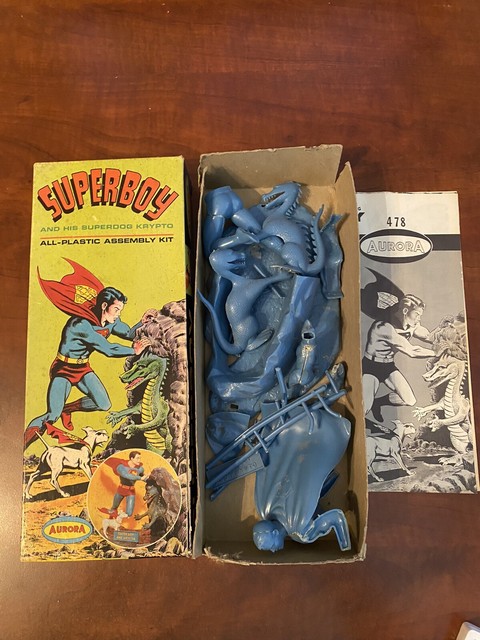 Aurora Superboy Vintage Model Kit Complete 1965 for sale online | eBay