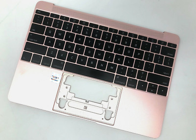 12" MacBook Rose Gold A1534 Top Case Keyboard PalmRest 661-06796 E 2016 ...