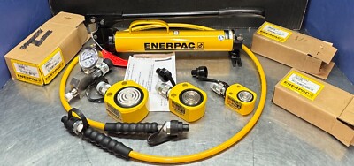 Enerpac Flat Jack set RSM300 RSM200 RSM100 30 ton P39 Hydraulic Hand ...