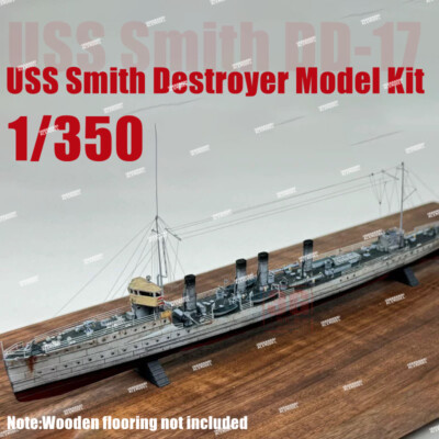 1/350 Scale USS Smith Class DD-17 Destroyer Assembly Military Model ...