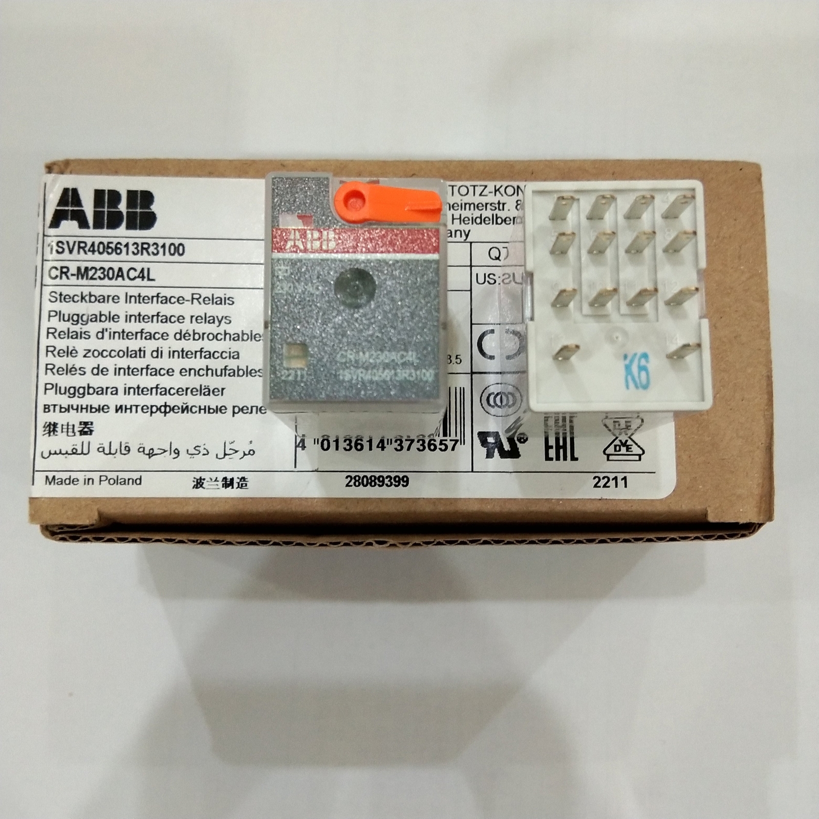 New for ABB auxiliary contacts CR-M230AC4L AC230V Free Shipping#LJ | eBay