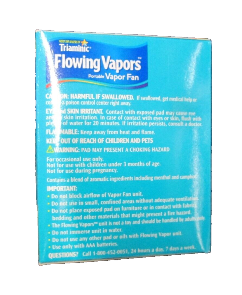 TRIMINIC FLOWING VAPORS Portable Vapor Fan, Cherry, NEW GAR | eBay