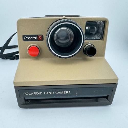Vintage Polaroid Pronto! S Instant Land Camera w/ Strap - Uses SX-70 ...