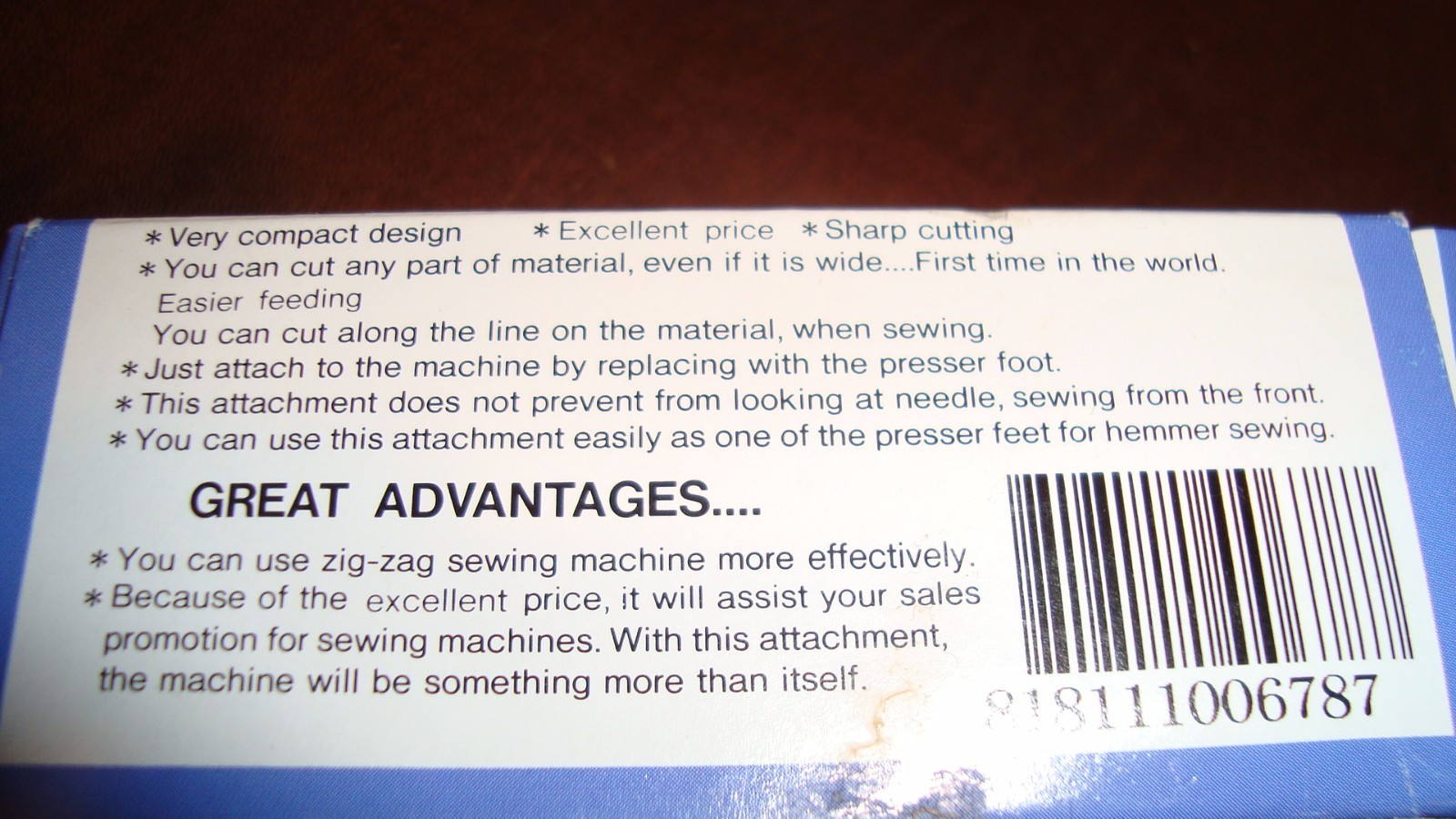 Side Cutter II attachment for Zig-Zag sewing machines model R-CT10 | eBay