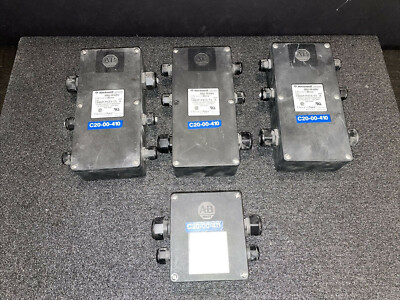 ALLEN BRADLEY 1485P-P4T5-T5C JUNCTION BOX DEVICE BOX 24VDC (Lot of 4 ...