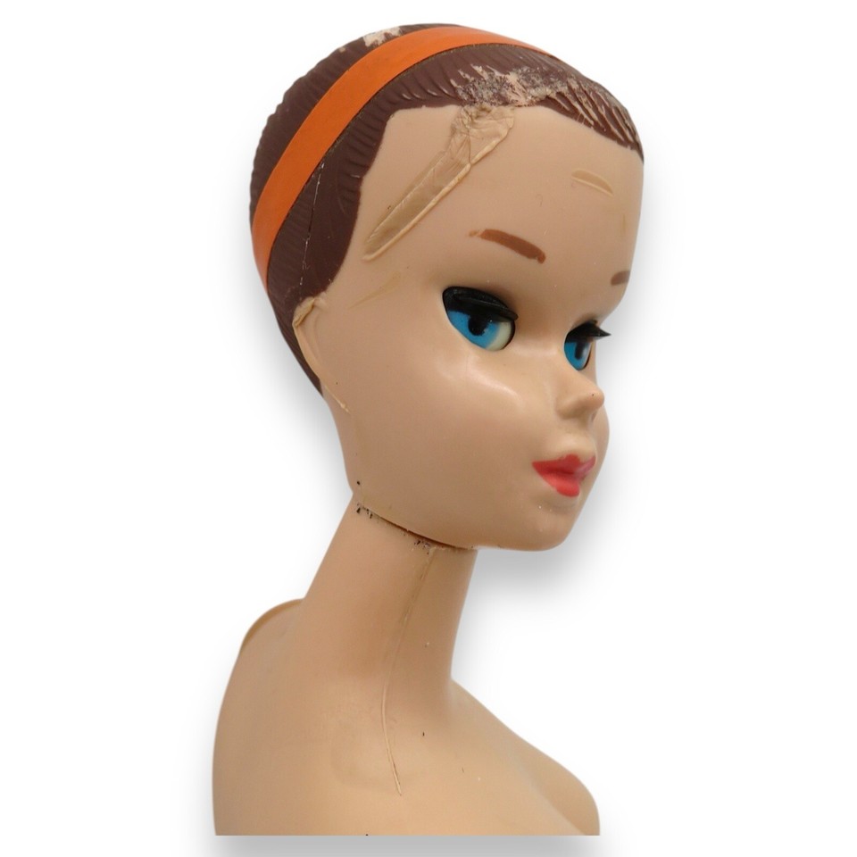 Miss Barbie Doll 1964 #1060 Sleepy Eyes Open Close Pink Swimsuit Wigs ...