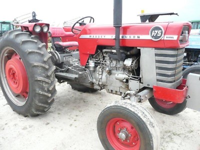 Massey Ferguson MF175-MF180 Service Manual & Attachments Manuals CD-ROM ...