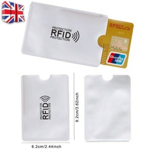 RFID Sleeve Debit/Credit Card Protector Contactless Blocking Wallet ...