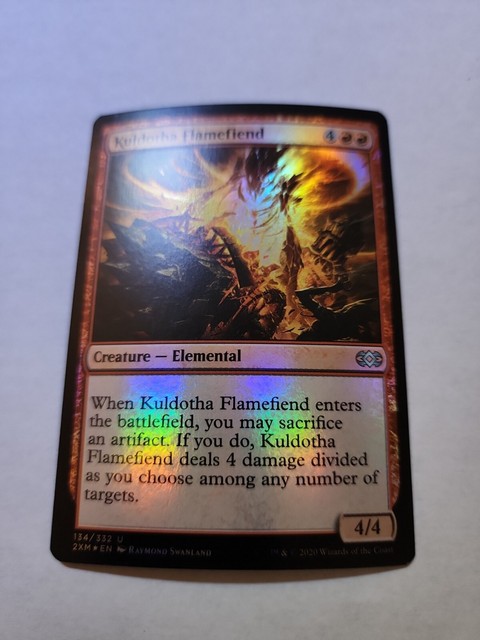 MTG Kuldotha Flamefiend Double Masters 134/332 Regular Uncommon for ...