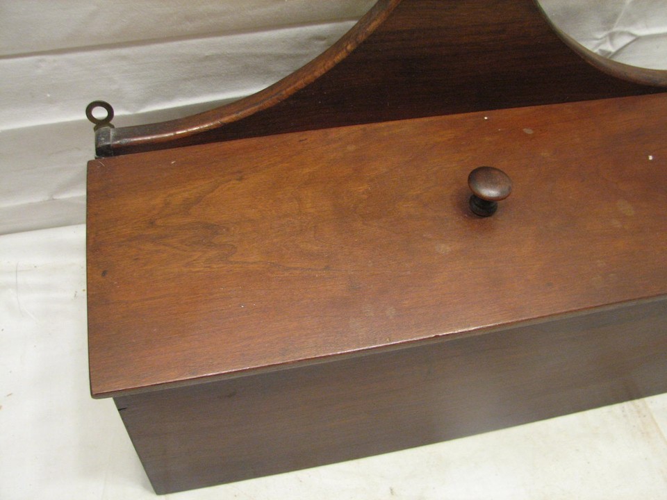 Wood Cherry Wall Colonial Candlebox Pocket Wooden Lidded Candle Box ...