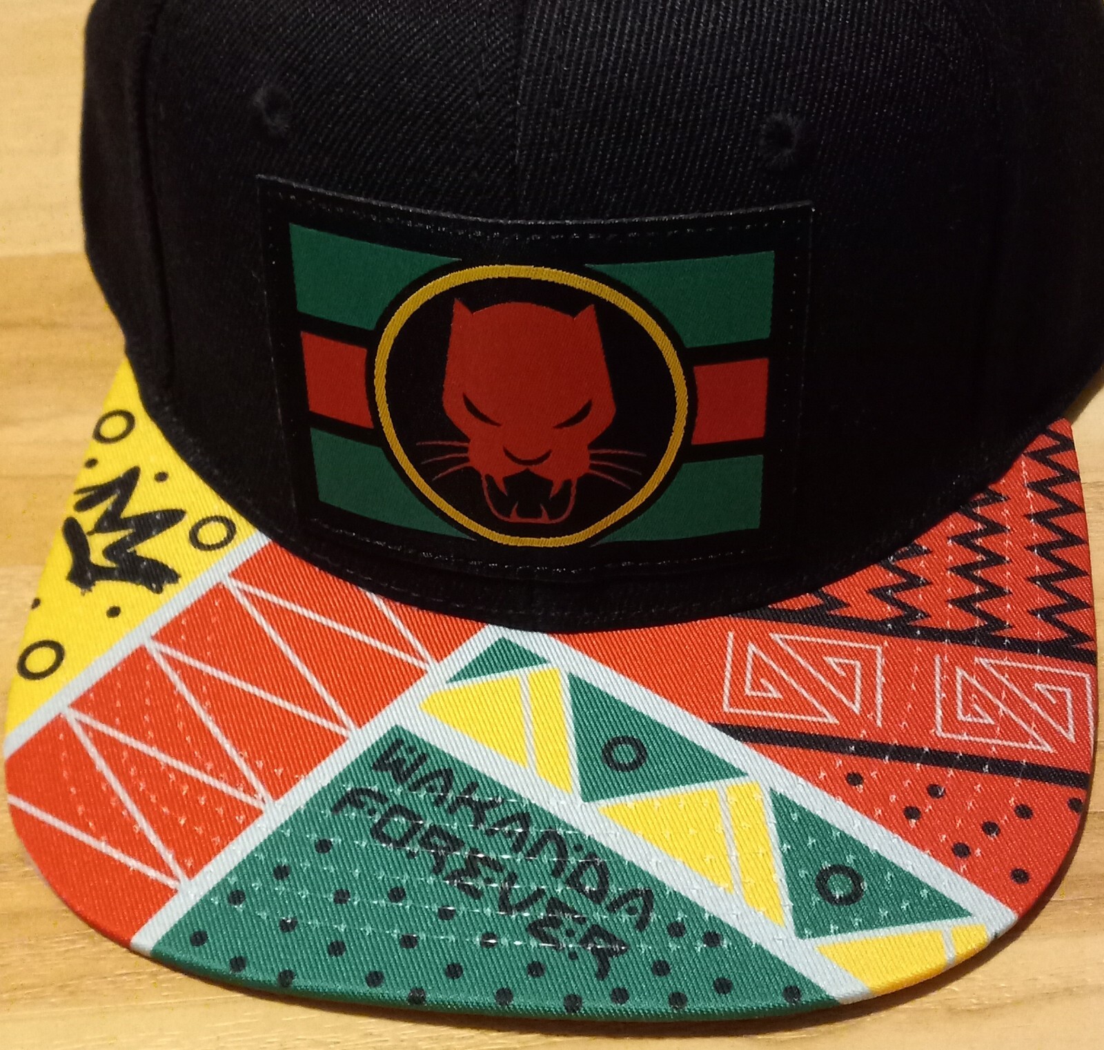 Marvel Black Panther Wakanda Forever Hat Multicolored… - Gem