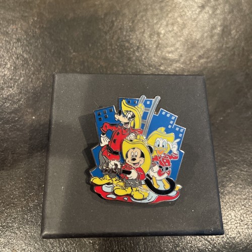 Firefighter Mickey Donald Goofy Fireman Fire Dept Chief Vintage Disney ...