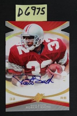 2013 Uppder Deck SPX - ROBERT SMITH - Ohio State Buckeyes SSUP Auto /5 ...