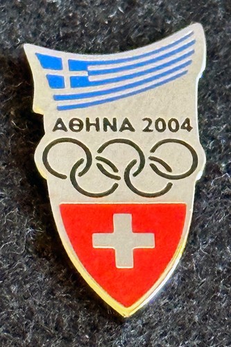 Iconic 2004 Athens Summer Olympics - Switzerland NOC pin | eBay