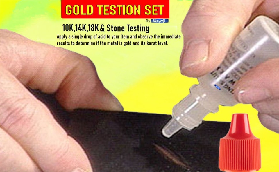 Gold Testing Acid 10K 14K 18K Kit Scratch Tester Stone Jewelry Test ...