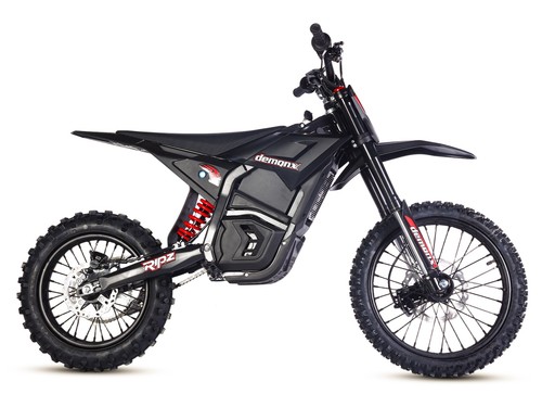 72V DEMON X RIPZ EBIKE ELECTRIC DIRT PIT BIKE MX STOMP PITBIKE 17/14 ...