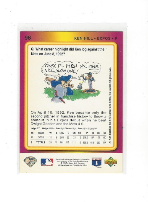 1993 UPPER DECK FUN PACK BASEBALL REGULAR SERIES SINGLES #'S 1-225 | eBay