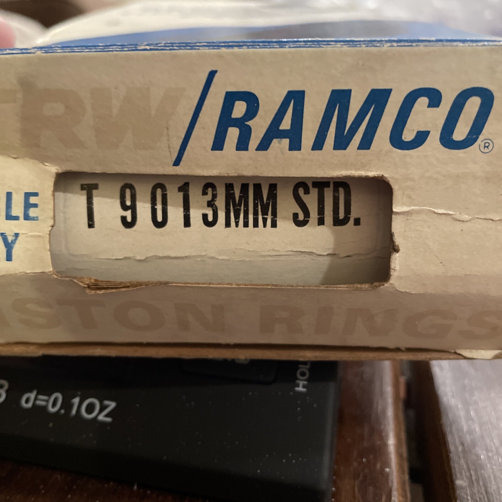 TRW Ramco T9013 MM STD piston rings. 4.00” Double Moly Perf see ...