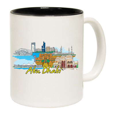 Abu Dhabi Arab Emirates Country Flag Destination - Funny Novelty Coffee ...