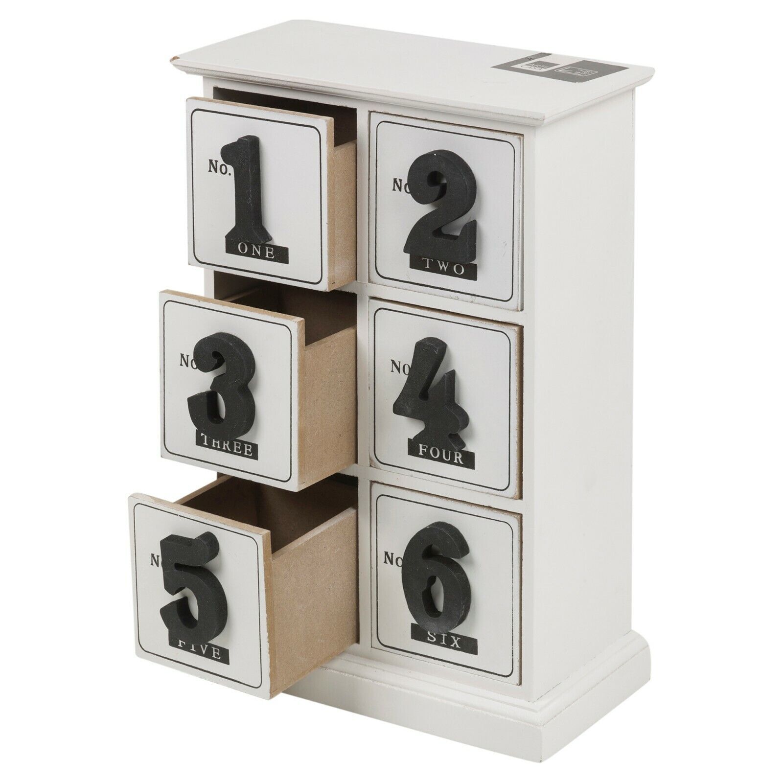 Mini Vintage Wooden Drawers Storage Cabinets Shabby Chic Cupboards Bits ...