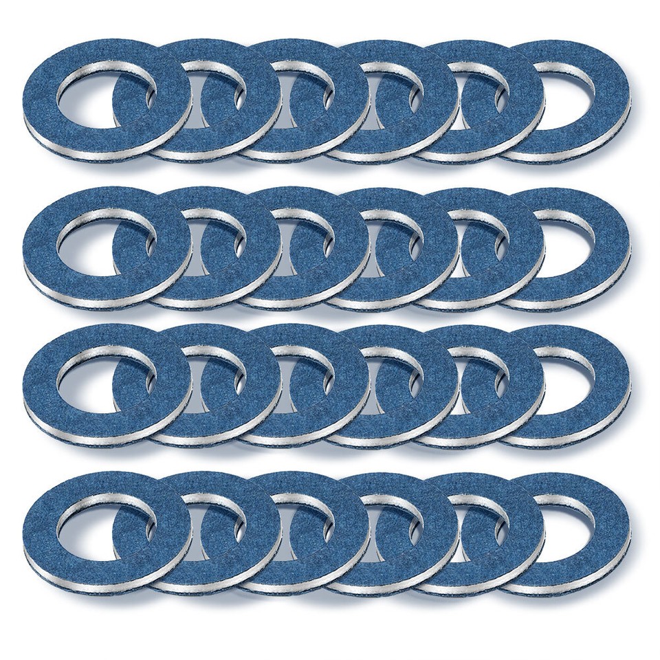 25PCS Oil Drain Plug Gasket Crush Washer 90430-12031 For TOYOTA COROLLA ...