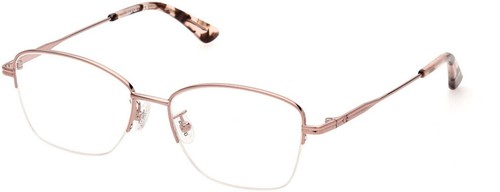 GUESS GU2888-D 074 Pink Plastic Semi Rim Eyeglasses Frame 53-16-140 ...