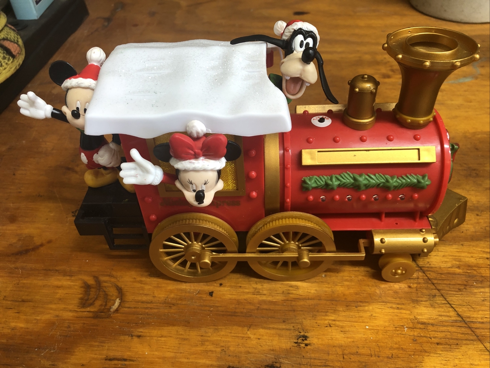 Disney Ruz Mickey’s Express Train Engine Christmas Goofy Minnie mouse ...