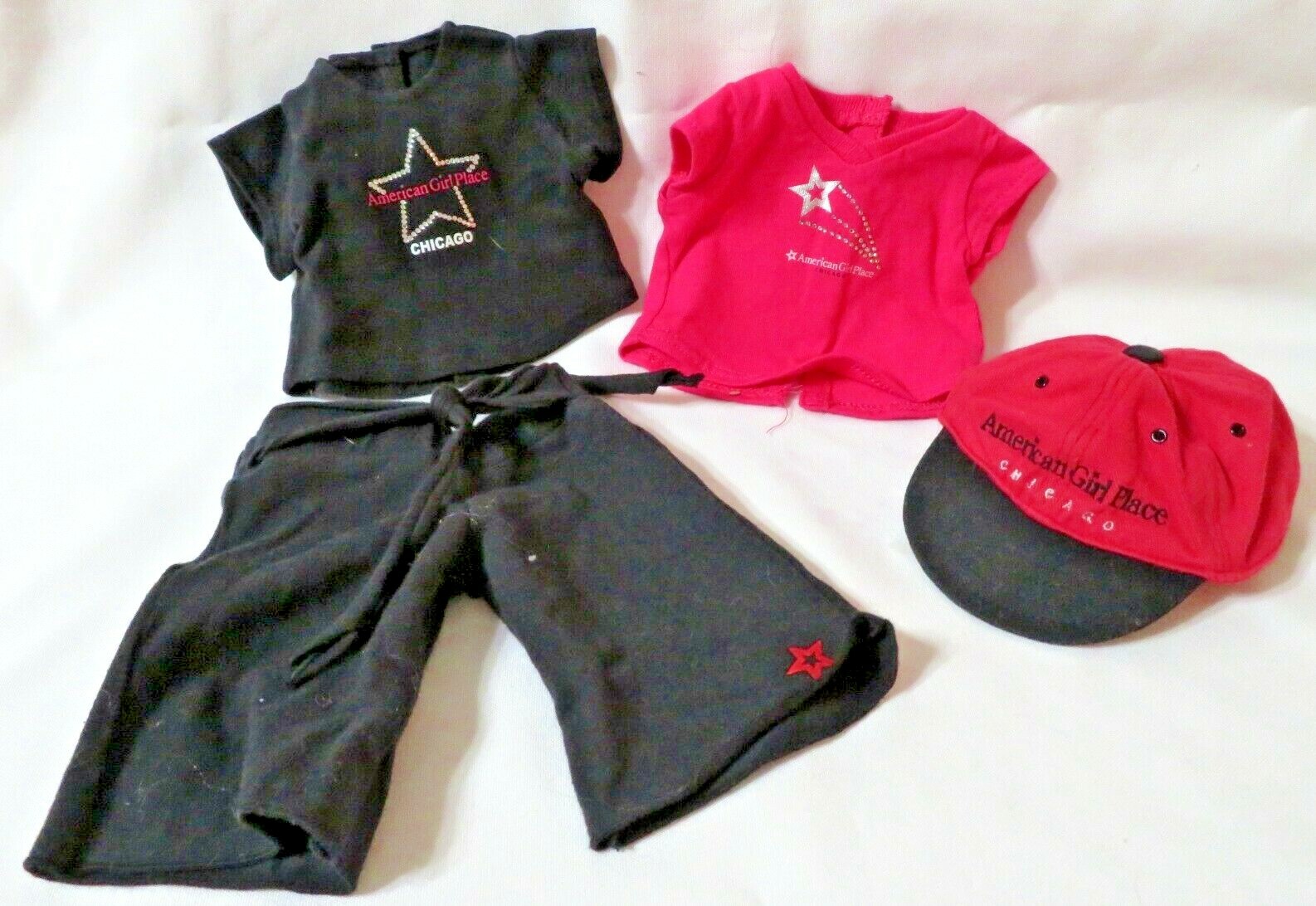 American Girl Place CHICAGO Exclusives: AGP BASEBALL CAP, 2 T-SHIRTS ...