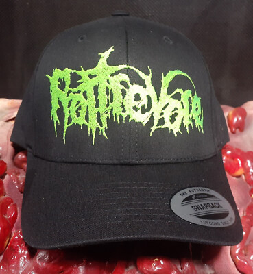 ROTTREVORE official snapback hat green guttural autopsy terrorizer ...