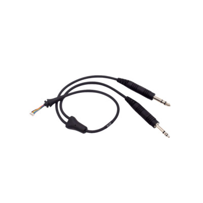 Bose-Double Plug X Aviation Headset Stereo Cable 6.3mm 5.2mm jack To ...