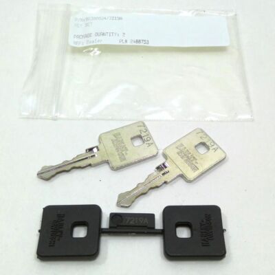 NOS Genuine HARLEY DAVIDSON KEY SET OEM CODE 7219A 90300034 | eBay