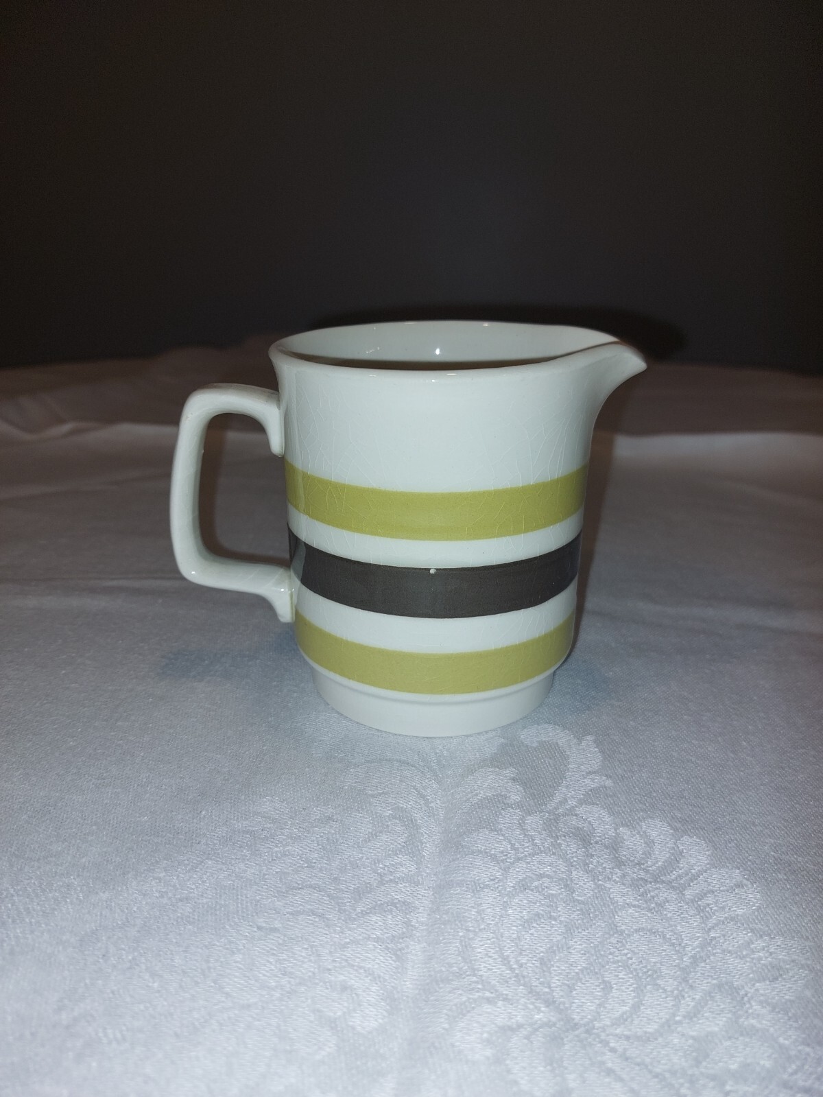 Vtg Carrigaline Pottery Ireland Creamer Pitcher Brown Gold Colleen ...