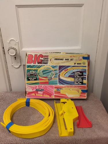 Vintage Marx Big Curve Super Booster Speedway Racetrack Set Hot Wheels ...