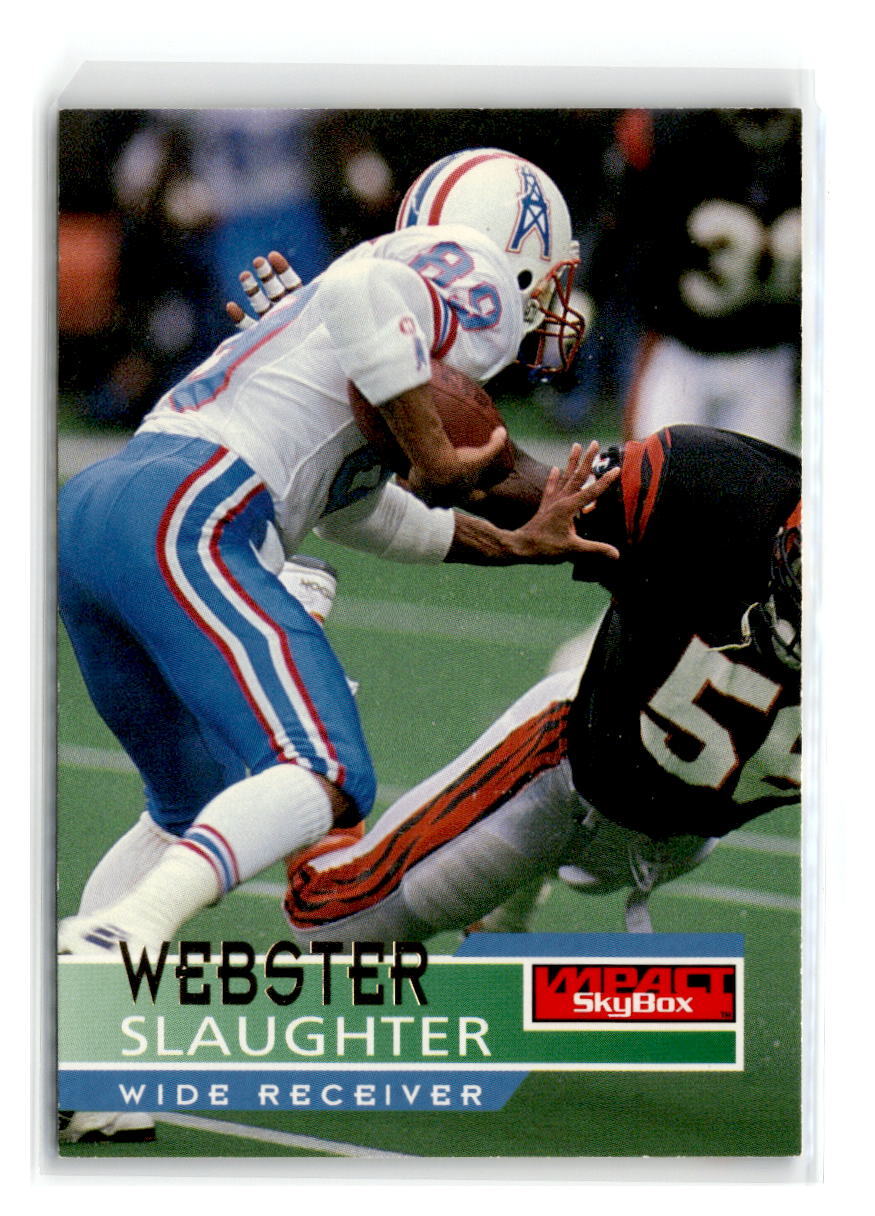 1995-SkyBox Impact -#59-Webster Slaughter -Houston Oilers | eBay