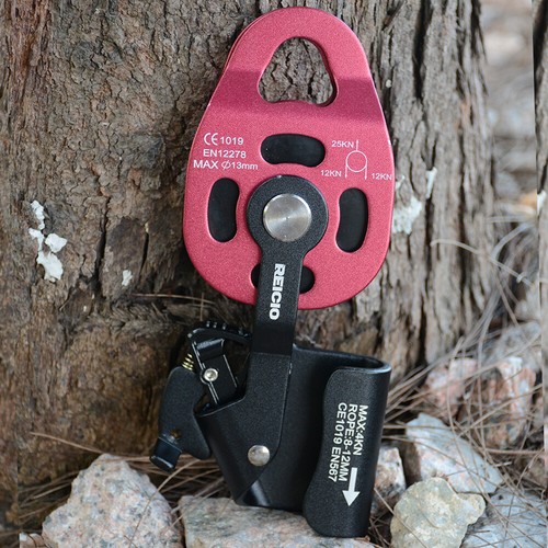 Self Locking Rope Pulley Hoist Mountaineer Arborist Heavy Lift Hauling ...