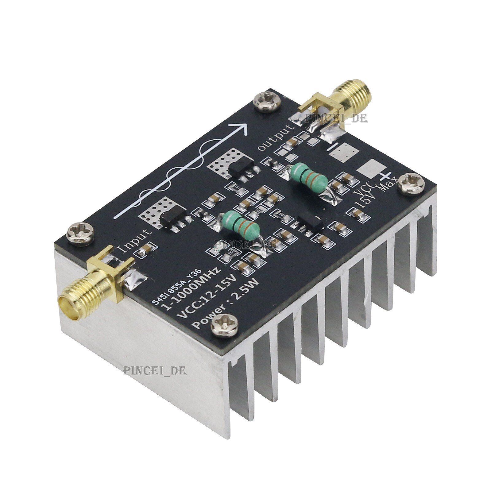 1-1000MHz 2.5W RF Power Amplifier HF FM Frequency Modulation Power Amp ...