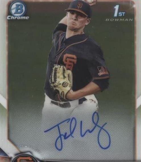 2018 Bowman Draft - Chrome Draft Pick Autographs Jake Wong #CDA-JW (AU ...