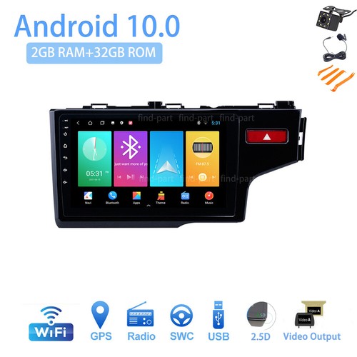 Android 12 9" Car Stereo Radio for 2014-15 HONDA JAZZ/FIT GPS NAVI 2.5D ...