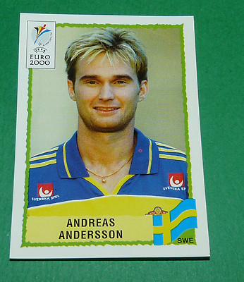 N°135 ANDREAS ANDERSSON SVERIGE SUEDE PANINI FOOTBALL UEFA EURO 2000 | eBay