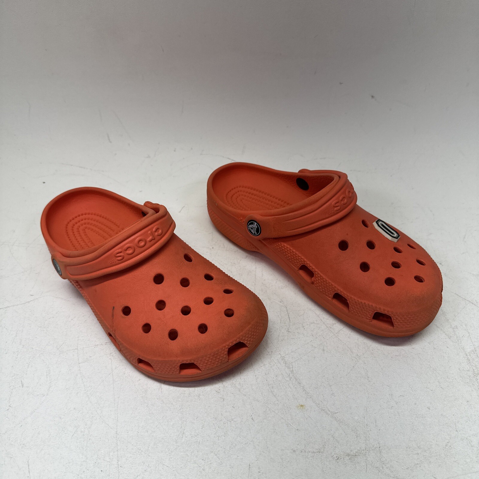 Crocs Classic Junior Size 5 Tangerine Orange Unisex Clog Sandal Shoe | eBay