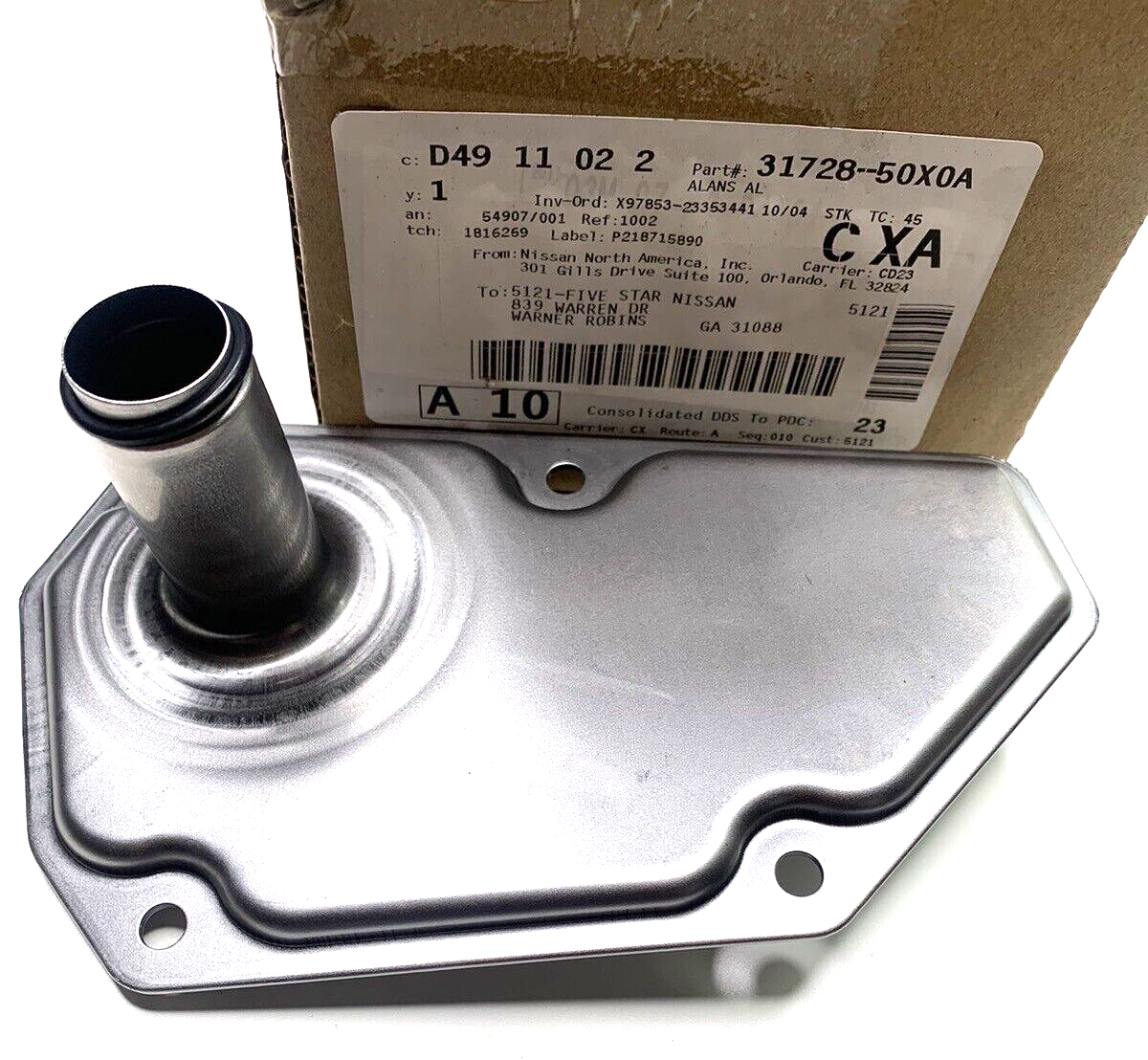 Genuine OEM Nissan Versa Kicks CVT Transmission Filter 31728-50X0A for ...