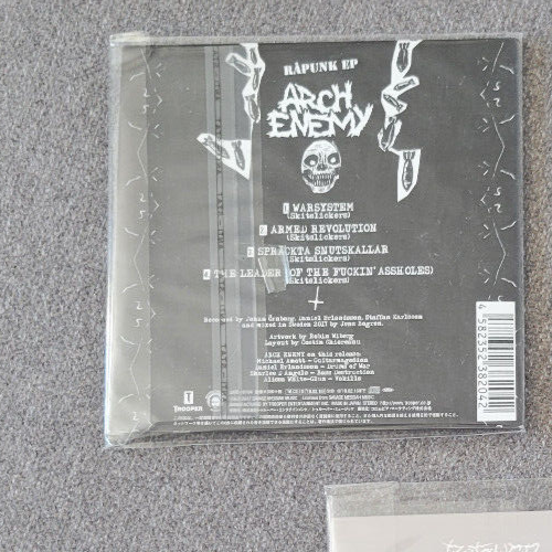 ARCH ENEMY Råpunk EP with Jacket Sticker Inserted JAPAN CD Death ...
