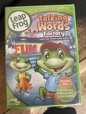 Leap Frog Talking Words Factory (DVD, 2003) Brand New Factory Sealed ...