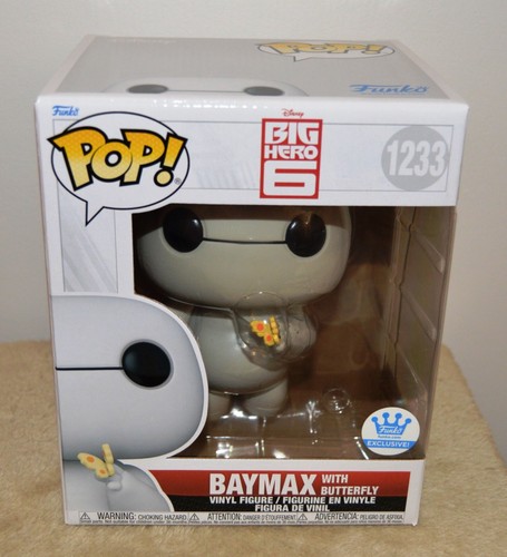 Big Hero 6 Funko pop BAYMAX With Butterfly 1233 Funko Shop LE 6" | eBay