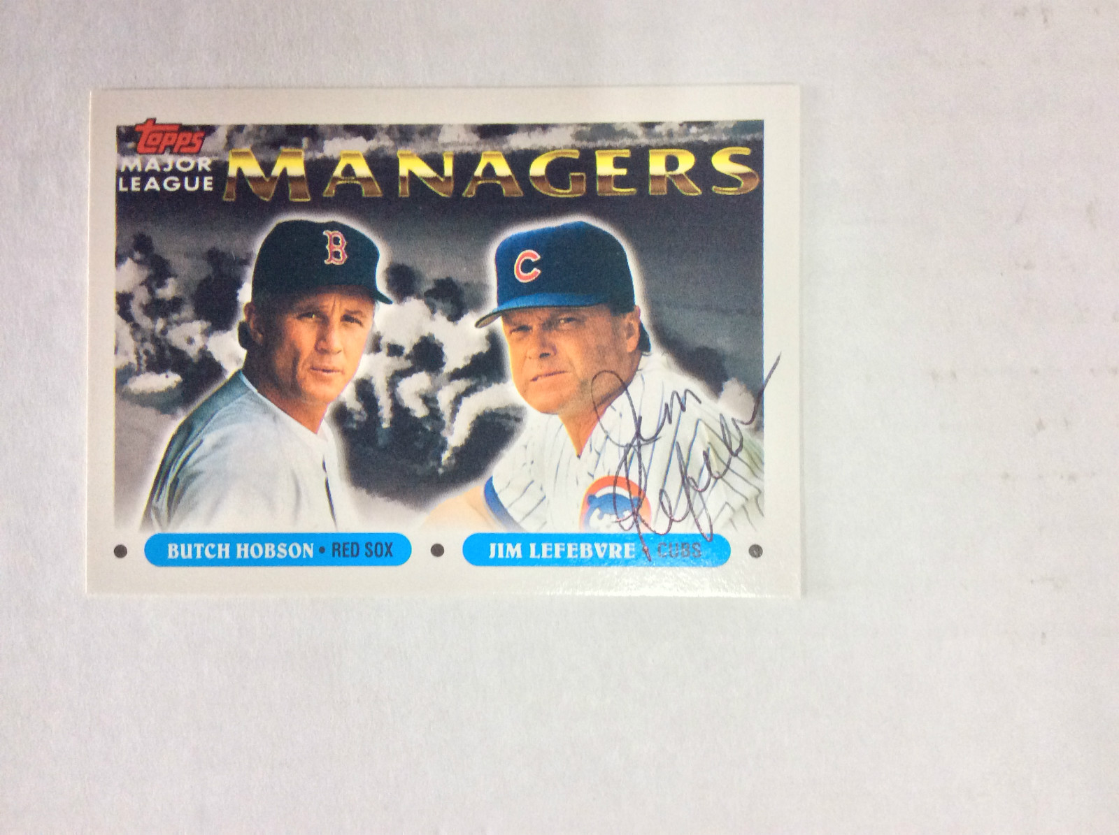 JIM LEFEBVRE AUTOGRAPHED BASEBALL CARD | eBay