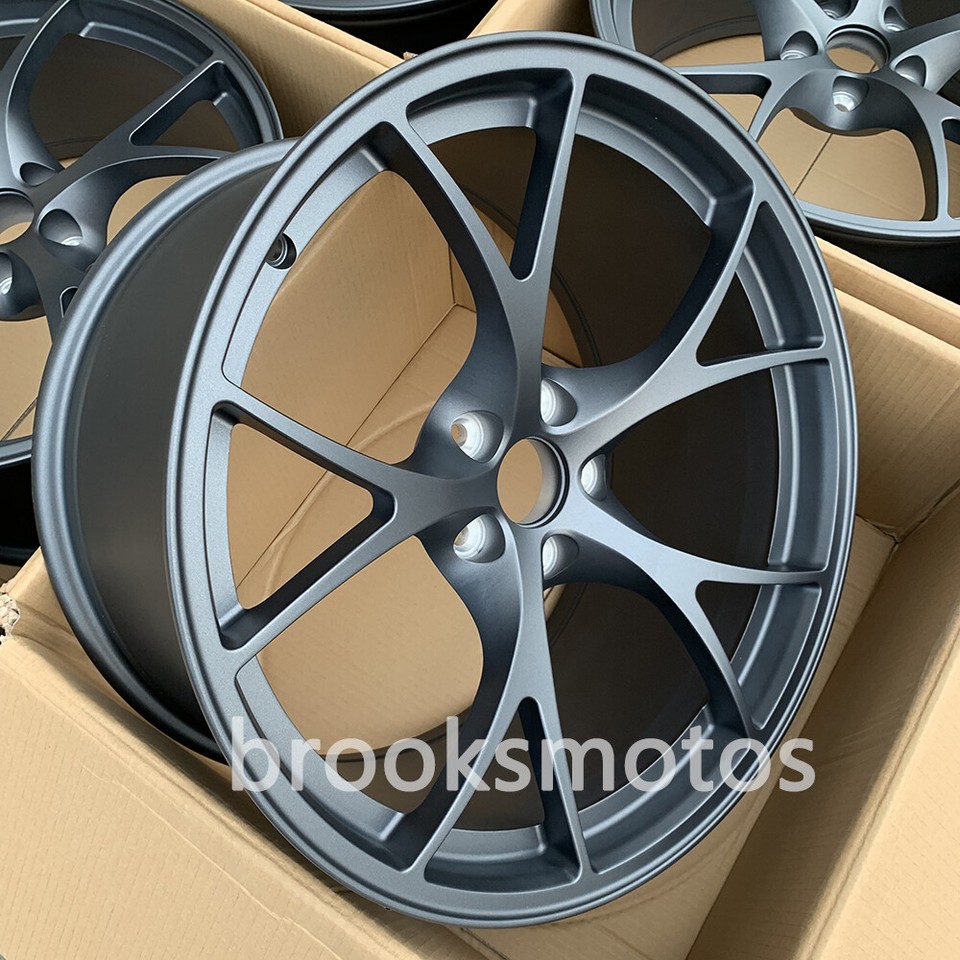 FOR ALFA ROMEO GIULIA 18" SATIN GUNMETAL FORGED WHEELS RIMS 18X7.5 SET ...