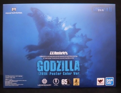 BANDAI S.H.MonsterArts Godzilla 2019 Poster Color Ver Limited Figure ...